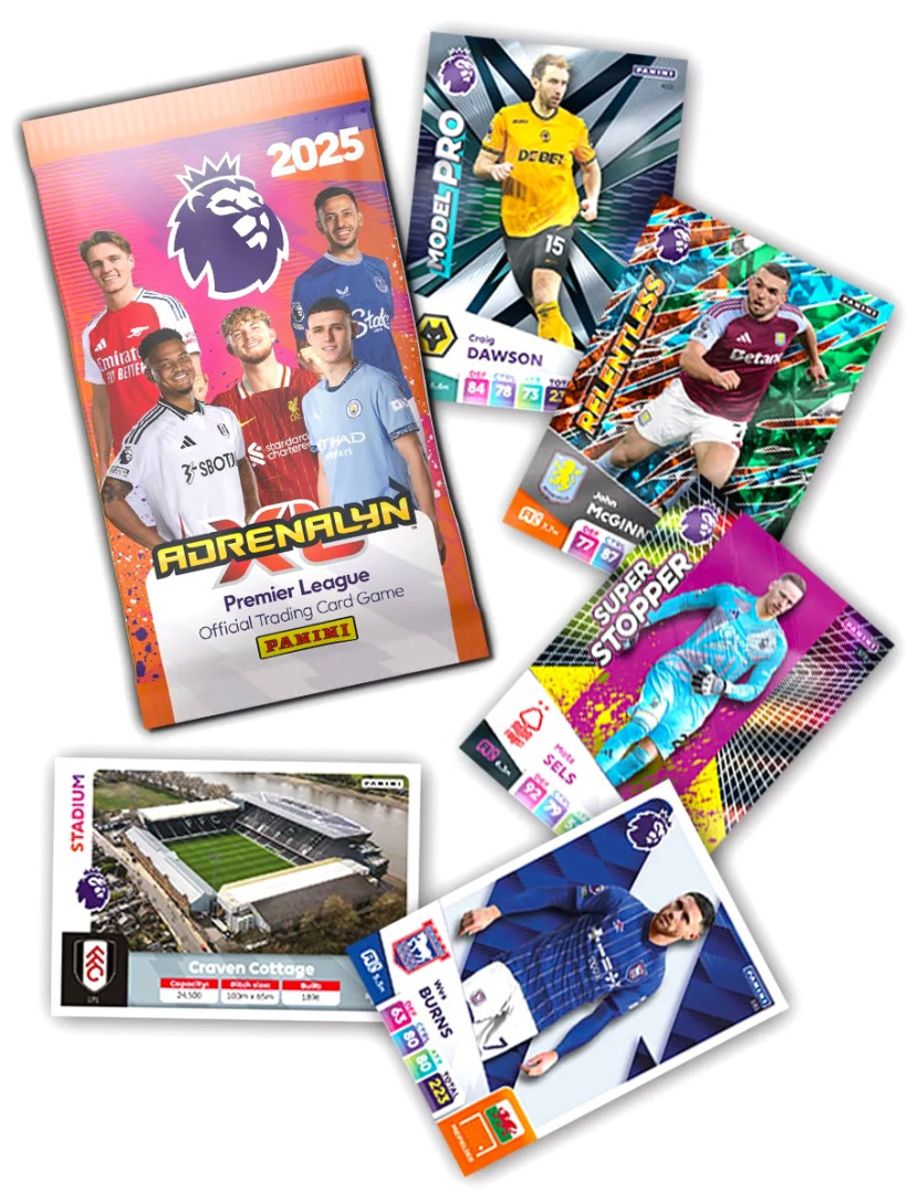 Saszetki 6 szt. Premier League 2025 Panini | karteina.pl